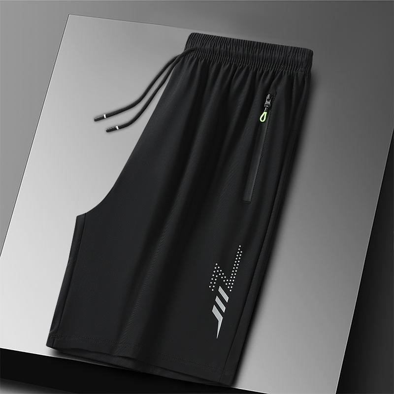 ハーフパンツ メンズ 男性用 スポーツパンツ 接触冷感 速乾性 ストレッチ 5分丈 膝丈 イージーパンツ ルームウェア アウトドア ブラック グレー・スタイル: カジュアル・対象: 若者・パンツ丈: ハーフパンツ・股上: 普通・ベルト: 無...