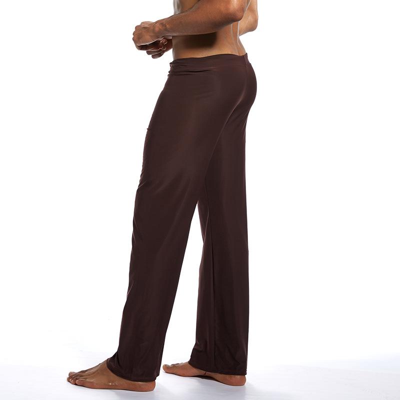 3個セットメンズ 部屋着 ヨガパンツ ズボン ボトムス イージーパンツ ストレートパンツ リラックスパンツ 接触冷感 薄手 無地 ウエストゴム 普段使い スポーツ ルームウェア 春夏