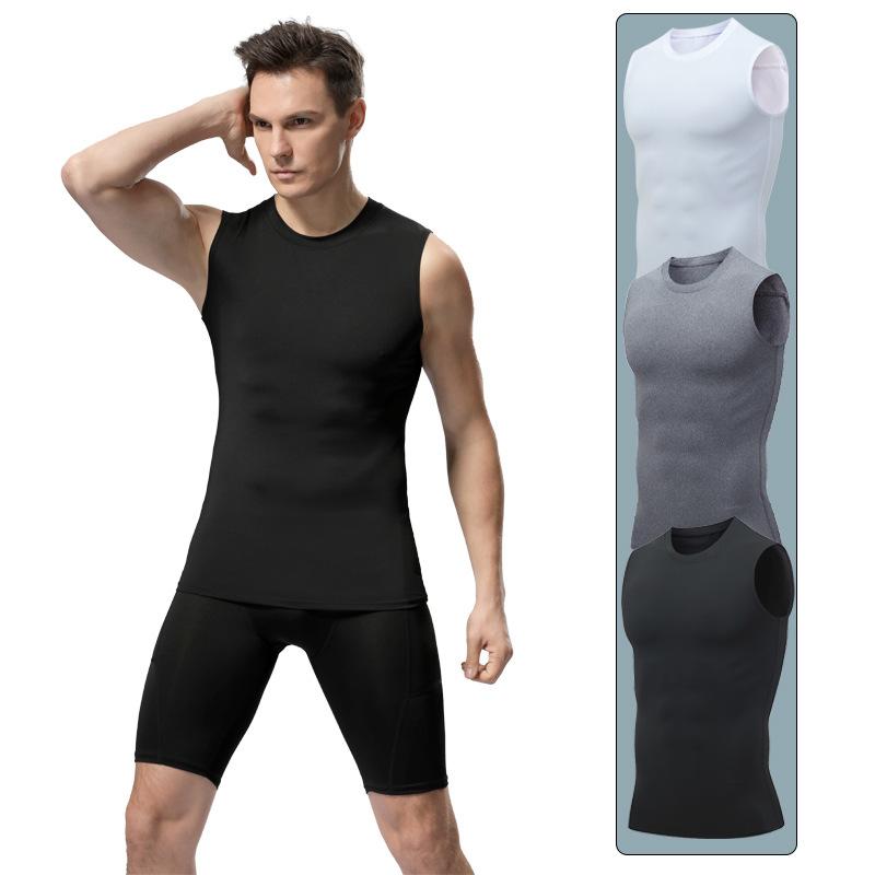 ベスト 男性用 バスケットボール スポーツ トレーニング ウェア ポリエステル 吸湿速乾 ランニング 運動着 ノースリーブ 部屋着 アウトドア 白 グレー 黒・適用年齢段: 成年・適用性別: 男・・誤差範囲: 2cm・最速出荷時間: 1-3...