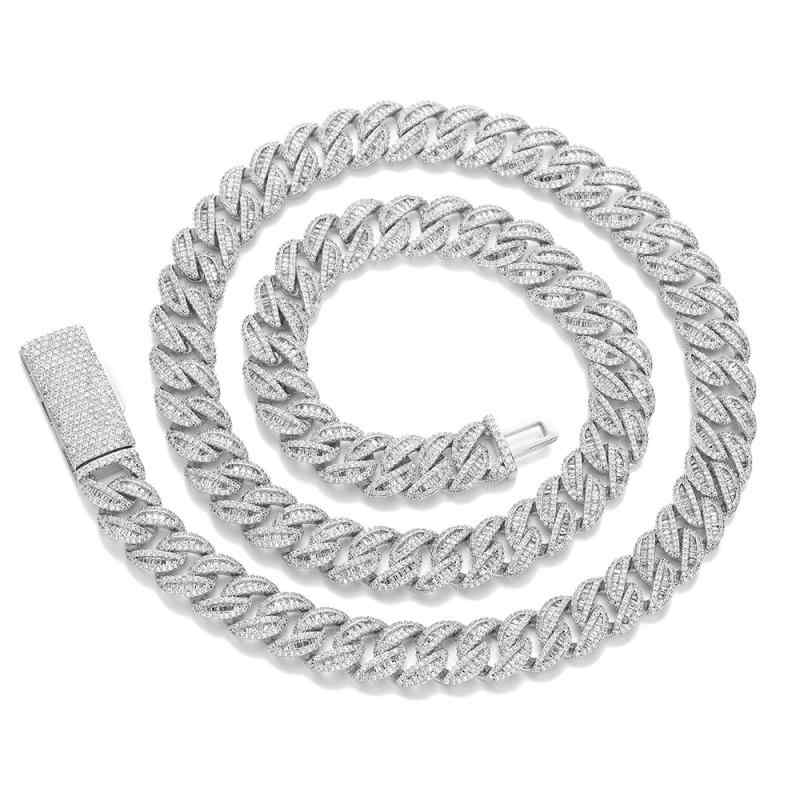 ネックレス メンズ 男性用 キューバチェーン ジルコニア 幅12mm ヒップホップ ストリート ジュエリー アクセサリー 18cm 20.5cm 23cm 41cm 46cm 51cm 56cm 60cm・素材: 环保铜・処理工艺: 电镀・...