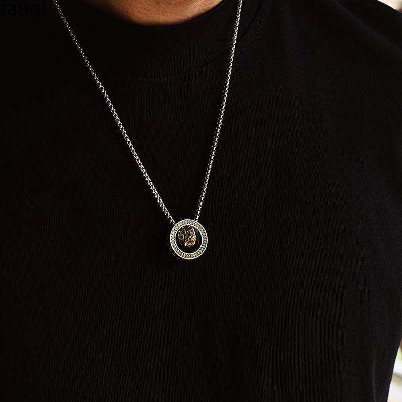 ネックレス メンズ 男性用 シルバー925 貔貅 ヒキュウ ペンダント 幸運 お守り 幾何学模様 アクセサリー 縁起物 アニマルモチーフ アレルギー対応 高見え 贈り物