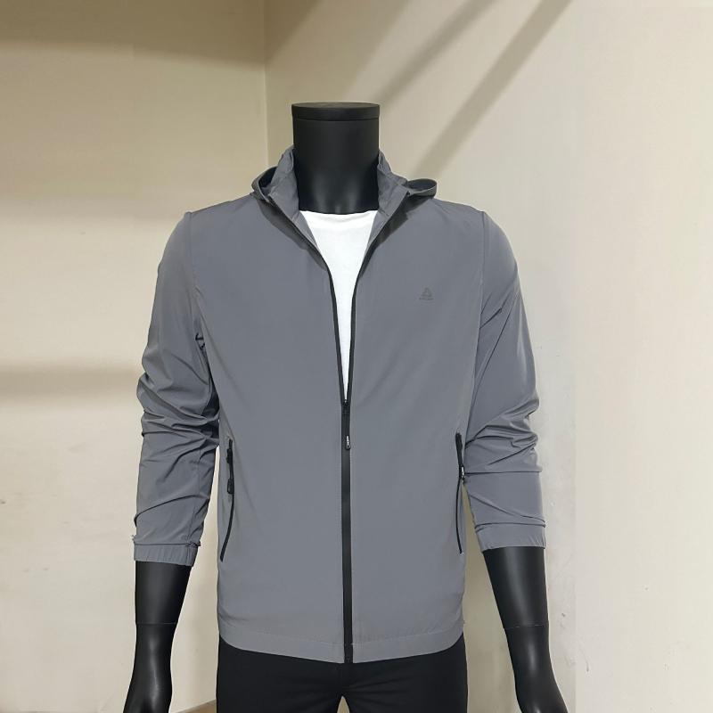 ジャケット 男性用 帽子取り外し可能 春夏 薄手 撥水 ストレッチ 伸縮性 ミドルエイジ 普段使い ビジネス カジュアル アウター・材质功能: 透气,耐磨,吸湿排汗,防撕裂,色牢度高・产品类别: 夹克・风格: 基础大众・淘货类别: 商务绅士...