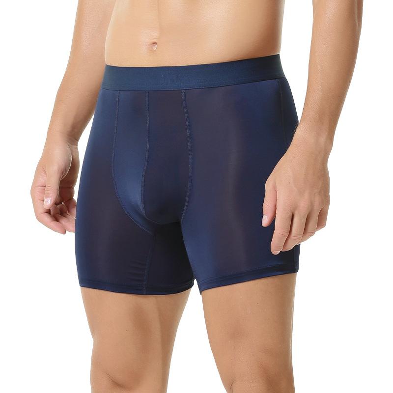 メンズ スポーツ インナー 男性用 防磨 ハーフ ボクサーパンツ ポリエステル 通気性 無地 黒 白 赤 紺 グレー 大きいサイズ・機能: 通気性・素材: ポリエステル・生地: ニット・腰タイプ: ミドルウエスト・柄: 無地・対象: 成人男...