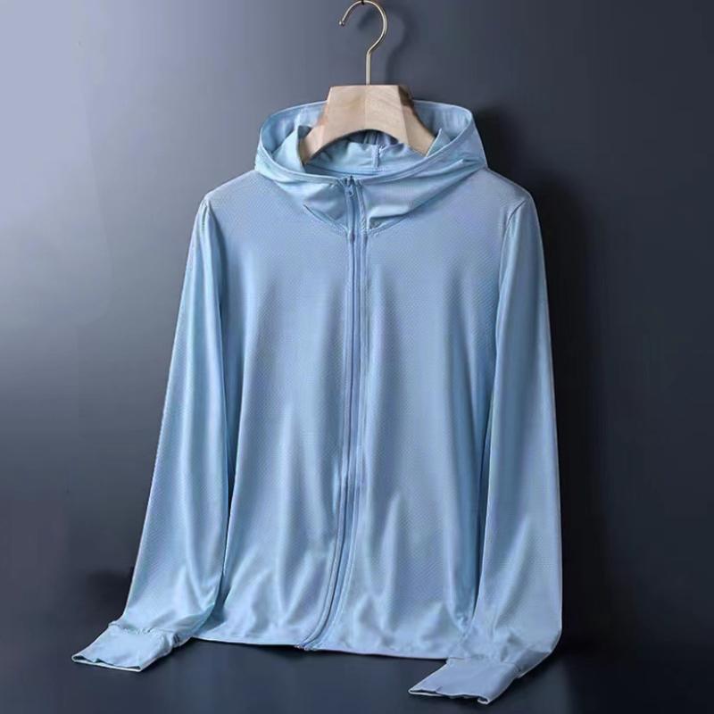 ジャケット メンズ 男性用 UVカット パーカー 薄手 通気性 メッシュ フード付き 大きいサイズ 接触冷感 紫外線対策 普段使い スポーツ アウトドア