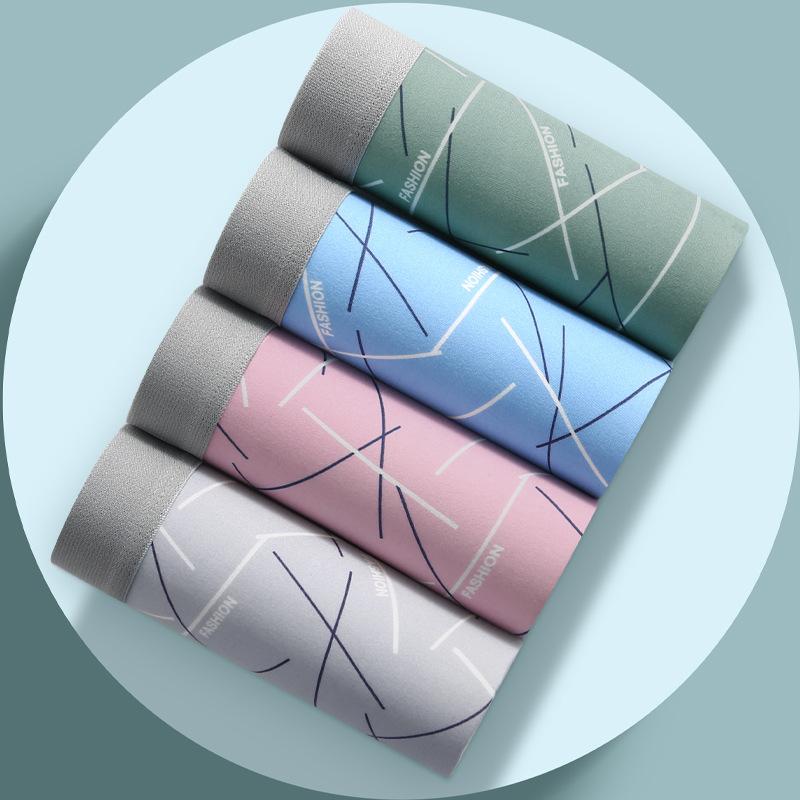 4個セットパンツ メンズ 男性用 下着 トランクス ポリエステル 涼しい 快適 防臭 中腰 花柄 グレー ピンク系 グリーン ブルー 大きいサイズ・機能: -・生地名: ポリエステル・織り方: ニット・包装形式: 袋入り・主な生地の成分: ...