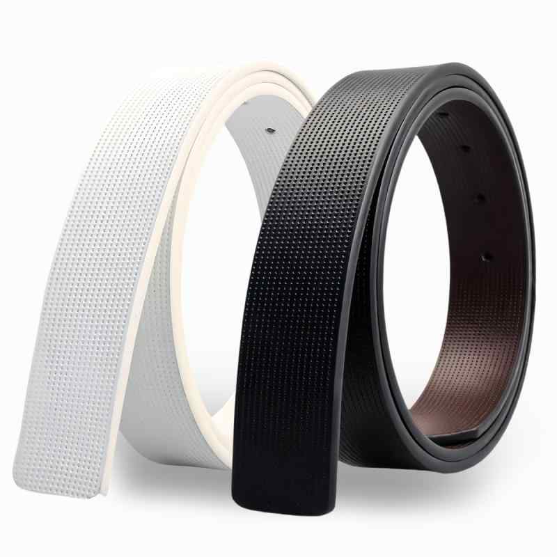 ベルト メンズ 男性用 革 二層牛革 ビジネス カジュアル オートロック 幅3.5cm ホワイト ブラック 110cm 115cm 120cm 125cm