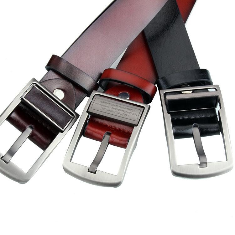 ベルト 男性用 レザーベルト 日字バックル 紳士用 ビジネス カジュアル ブラック ブラウン コーヒー色 合金 幅広 リバーシブル・素材: 合皮・ベルトバックルの素材: 合金・バックル留め方: 日字バックル・カラー: ブラック, ブラウン,...