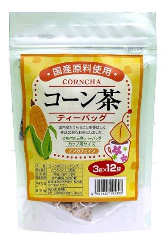 寿老園 国産 コーン茶 3g×12袋内容量:3g×12袋原材料:とうもろこし(国産)商品サイズ(高さ×奥行×幅):180mm×125mm×35mm