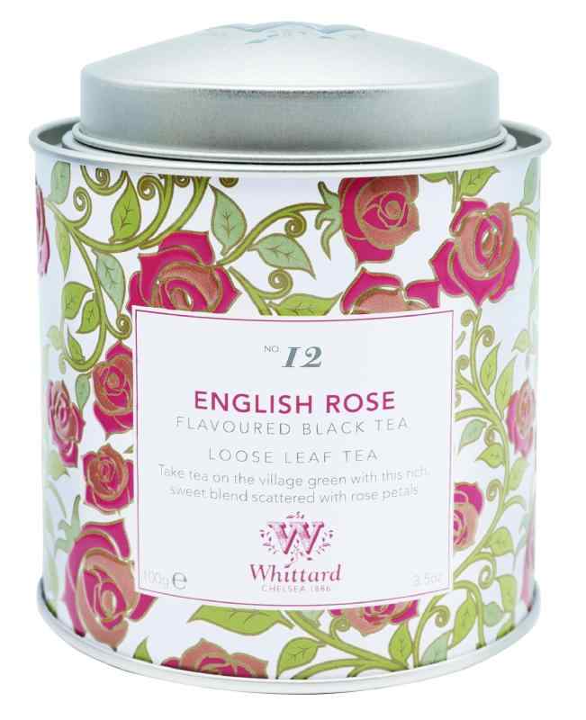 ウィッタード イングリッシュローズ キャディ TD 100g リーフ茶葉ルーズリーフ