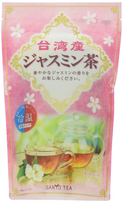 山陽商事 台湾産 ジャスミン茶 ティーパック 80g×3袋原材料：緑茶、ジャスミン花商品サイズ：(高さx奥行x幅):23cm×15cm×14cm