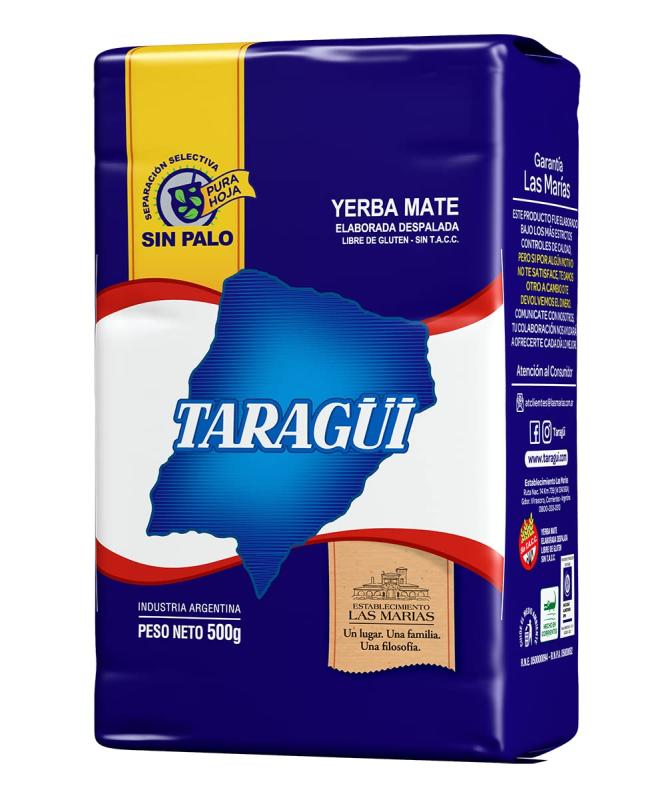 Taragüi アキュウェル・コーポレーション タラグイ・マテ茶 ブルーパック 茶葉茎無し 500g商品サイズ (幅×奥行×高さ) :20×8.5×5.8原産国:アルゼンチン内容量:内容量:500g