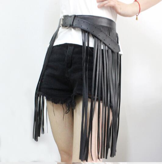 2個セットベルト レディース スカート 赤 黒 フリンジ フェイクレザー ウエストマーク おしゃれ かわいい カジュアル