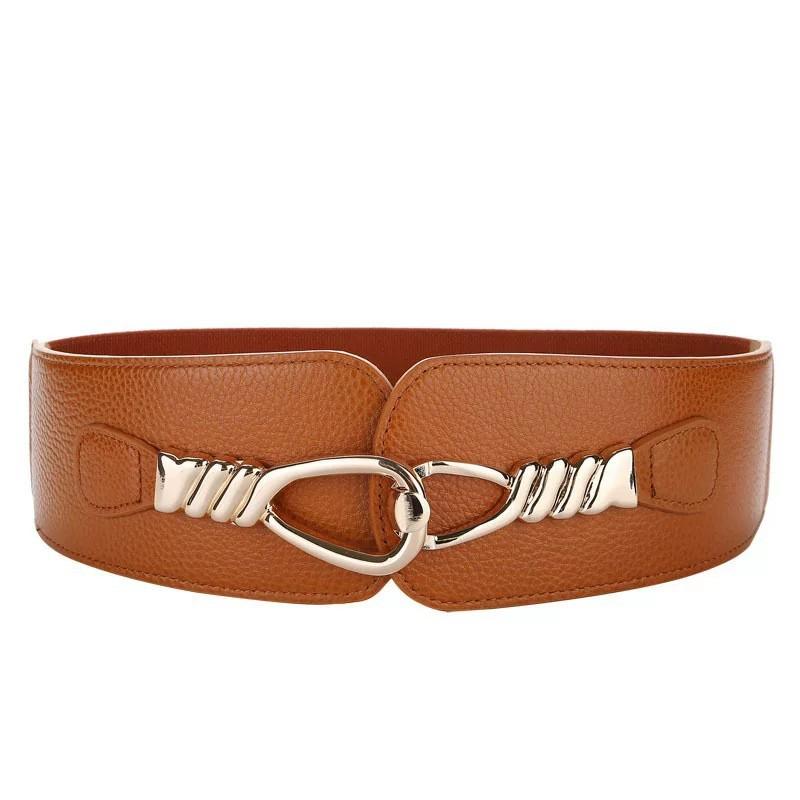 ベルト レディース 女性用 革 牛革 ウエストマーク 太ベルト カジュアル 秋冬 ブラック レッド キャメル・製品カテゴリ: 腰封・対象性別: 女性・対象年齢: 成年・素材: 真皮（頭層牛革）・加工方法: 磨砂・流行の要素: 光身・カラー:...