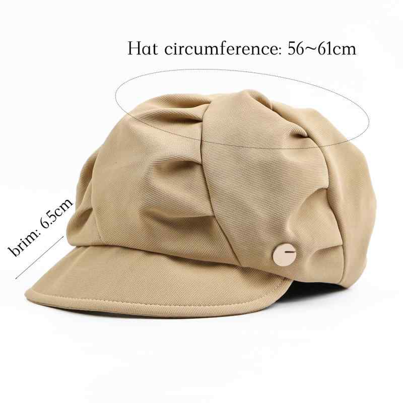 2個セット帽子 レディース 秋冬 ベレー帽 小顔効果 防寒 大頭囲 ミルキーホワイト カーキ ブラック コットン ポリエステル 混紡 エレガント きれいめ
