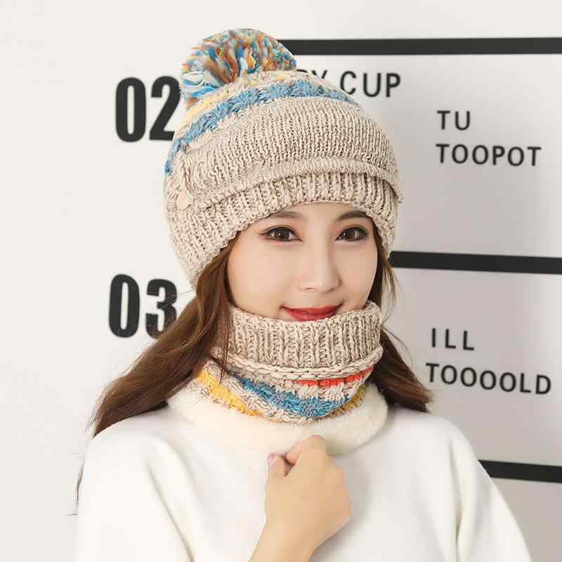 ニット帽 レディース 冬用 裏起毛 ネックウォーマー マスク 3点セット 自転車 防風 防寒 耳あて 暖かい 女性用 帽子 ブルー ブラック ピンク ワインレッド グレー ベージュ アクリル・製品カテゴリ: ニット帽・帽子のタイプ: ラウン...