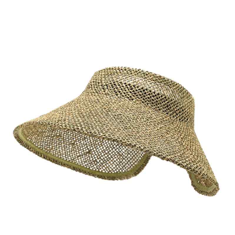 麦わら帽子 レディース 空顶 咸草 大つば ストローハット 日よけ帽子 UVカット 紫外線対策 通気性 遮光 折りたたみ ポータブル 文芸 普段使い 旅行・製品カテゴリ: 草帽・帽子の種類: 平顶・つばの形状: 大檐・色: 空顶咸草帽・サイ...