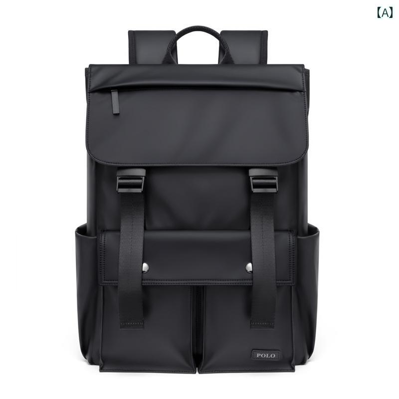 日本製 SANWA 豪華 ブリーフケース 14インチ 156インチ 二層 式 ブラック 多目的 ビジネス バッグ.オシャレデザイン素材: 生地開閉方法：カバー式柄：無地スタイル: ストリート形状: 縦長の正方形性別: 男性の要素：縫い糸色の...