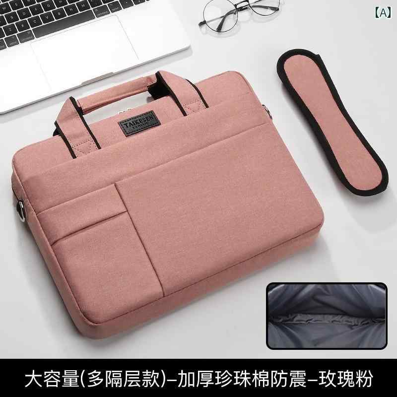 年新 ノート ブック ハンドバッグ Lenovo Huawei HP M 2 Apple MacBook 13 Xiaoxin 14 ブリーフケース matebook 16 モデル: コンピューターバッグアップグレードスタイル: ポータブル...