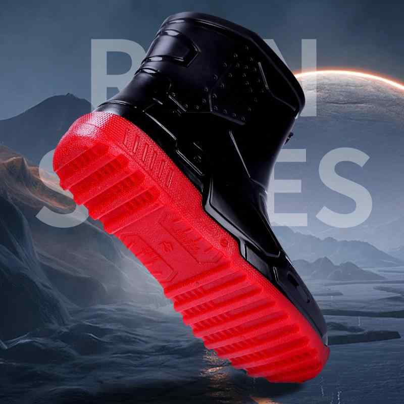 ・対象年齢: 成年・靴の材質（アッパー）: PVC・靴底の材質: プラスチック・性別: 男性・筒丈: ミドル・の要素: 機械・着用方法: プルオン・機能: 増高,滑り止め,保温,耐摩耗性・在庫: 有り・柄: 配色・靴の形状: ラウンドトゥ・...