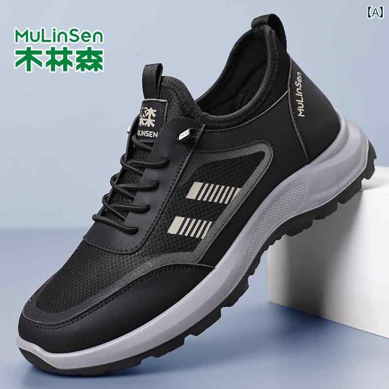 通気性と 防臭性 メンズシューズ 春 カジュアル スポーツ シューズ ウォーキング シューズ ソフト ソール ハイキング シューズ 滑り止め ダッド シューズの要素：プレーンな顔裏地素材：メッシュサイズ: 42.40.45.43.38.39...