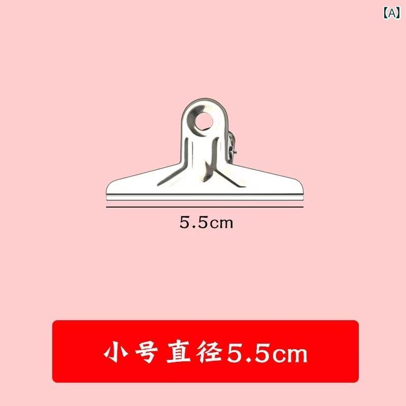 領収 書や 書類 大型 金属製 オフィス クリップ 13 m 12 8 5 シルバー バタフライ.カラフルカラーオシャレデザイン。モデル: ステンレススチールクリップ材質：鉄色の分類：小[2個]直径5.5cm.小[5個]直径5.5cm.小[...