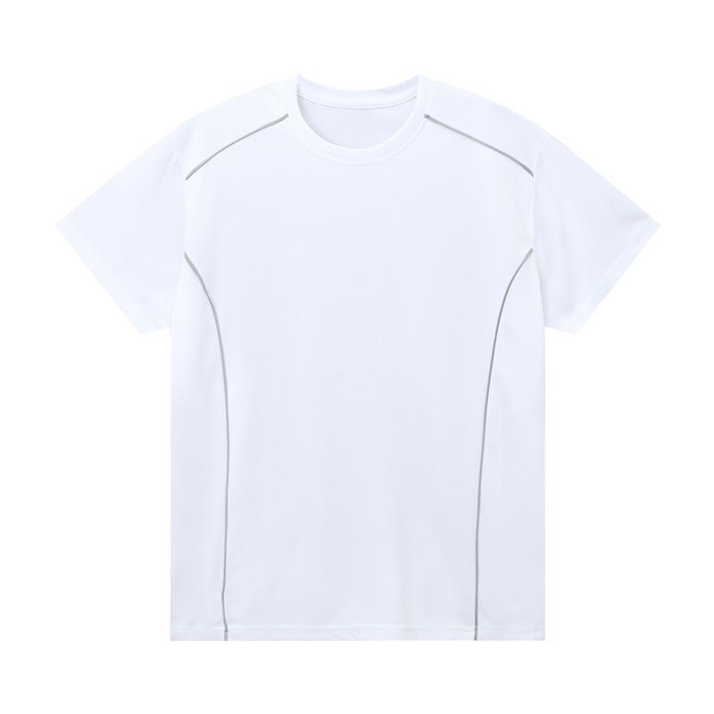 ・製品カテゴリ: Tシャツ・柄: 無地・対象: メンズ・スタイル: スポーツカジュアル、レトロ、配色・ネックライン: ラウンドネック・袖丈: 半袖・素材: 化学繊維混紡・生地の組成: ポリエステル繊維100%・用途: ランニング、フィットネ...