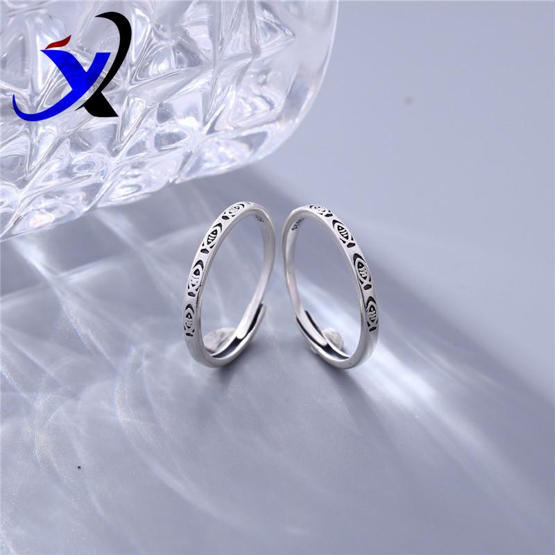 ・種類: リング.指環・素材: 銀・造型: 昆虫, 幾何学型, 動物/生肖, -・処理工芸: 研磨・スタイル: 男女兼用・カラー: 修鲲：リング・流行元素: 魚尾, 網状, 菱格紋・風・材質度: 925シルバー・スタイル分類: 文芸復古・製...