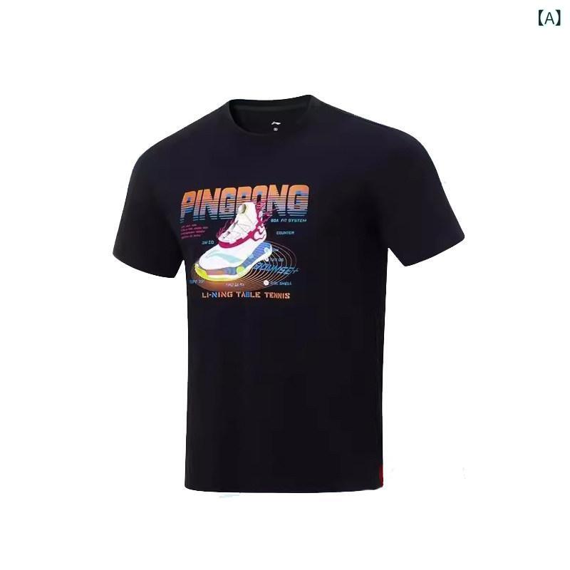 卓球 シリーズ 男女兼用 スポーツ 半袖 文化 シャツ AHSSC 21 ATST 673 AHSSB 69対象：男性サイズ: XXL.XXXL.S.M.L.XL色の分類: メンズとレディースの同じスタイル ATST671-2 標準ブラック...