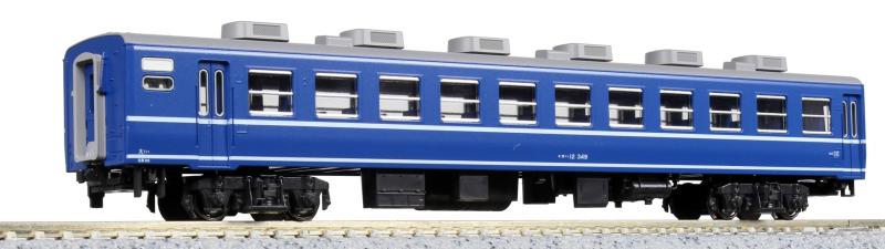 KATO Nゲージ オハ12 国鉄仕様 5302 鉄道模型 客車昭和55年 (1980)頃の西日本地区所属車を製品化。JRマークなし、客扉および前面貫通扉に帯あり、Hゴムグレー、トイレは流し管の形態で再現。【 ご注文確定のタイミングについて...