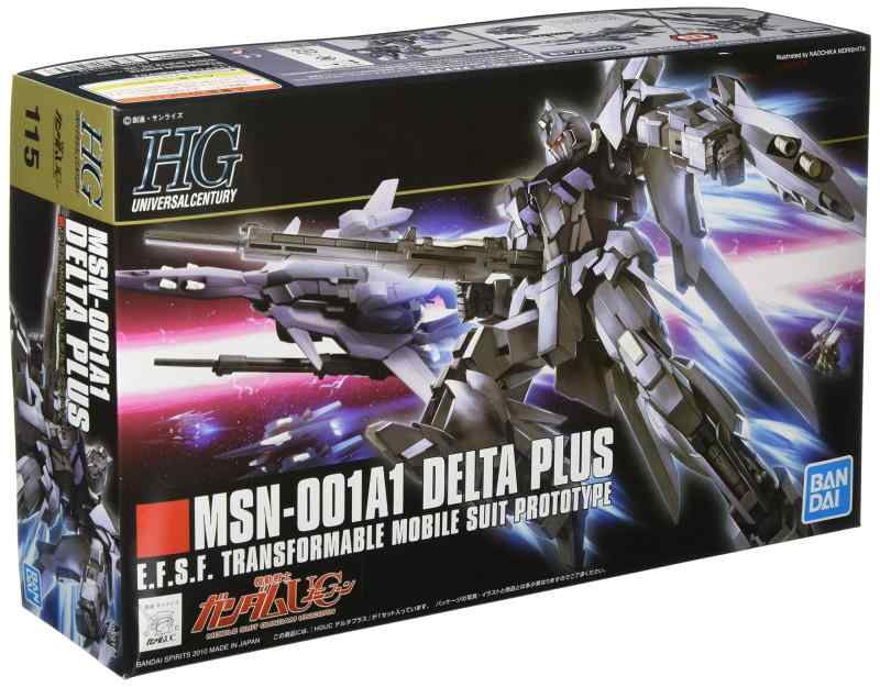 HGUC 1/144 MSN-001A1 デルタプラス (機動戦士ガンダムUC)(C)創通・サンライズ<b>対象年齢 :</b>8才以上商品モデル番号: 4573102591647梱包サイズ: 31.8×8.6×19...