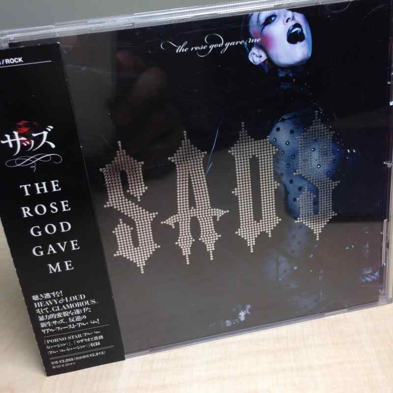 THE ROSE GOD GAVE ME - Sads【 ご注文確定のタイミングについて 】 商品は他サイトでも販売しているため、在庫反映にタイムラグが生じる場合がございます。入れ違いで完売となった際は、速やかにメールでご連絡の上、キャンセ...