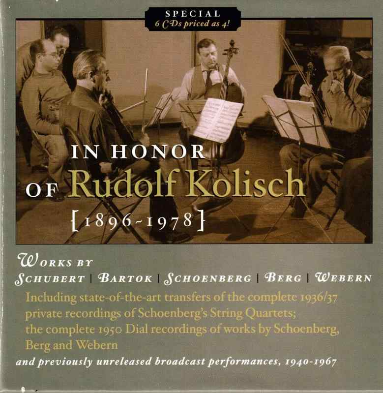 In Honor of Rudolf Kolisch【 ご注文確定のタイミングについて 】 商品は他サイトでも販売しているため、在庫反映にタイムラグが生じる場合がございます。入れ違いで完売となった際は、速やかにメールでご連絡の上、キャンセル...