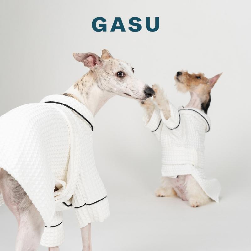 ® ケア ッサー /「 一緒に スパ」 マイクロファイバー製 猫と 犬用 吸収性 ソフト バスローブ