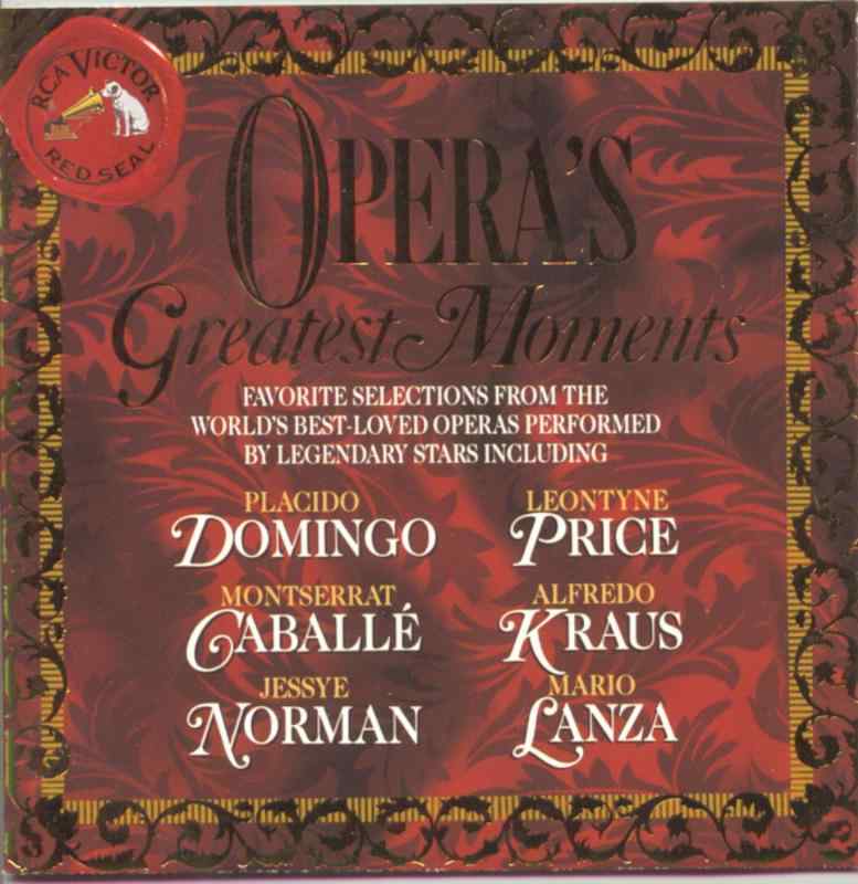 Opera's Greatest Moments【 ご注文確定のタイミングについて 】 商品は他サイトでも販売しているため、在庫反映にタイムラグが生じる場合がございます。入れ違いで完売となった際は、速やかにメールでご連絡の上、キャンセルのお...