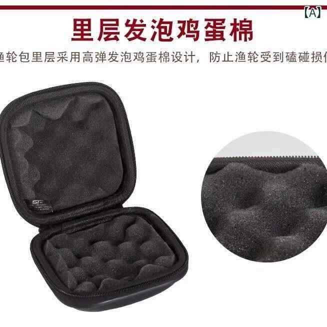 釣り リール 収納 バッグ 水滴 電動 スピニング ホイール ドラム ホイール ハードシェル エッグ コットンバッグ ラフト ホイール バッグ アクセサリー バッグ 保護 ボックス