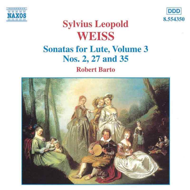 Weiss: Sonatas for Lute, Vol. 3/Robert Barto【 ご注文確定のタイミングについて 】 商品は他サイトでも販売しているため、在庫反映にタイムラグが生じる場合がございます。入れ違いで完売となった際は、速...