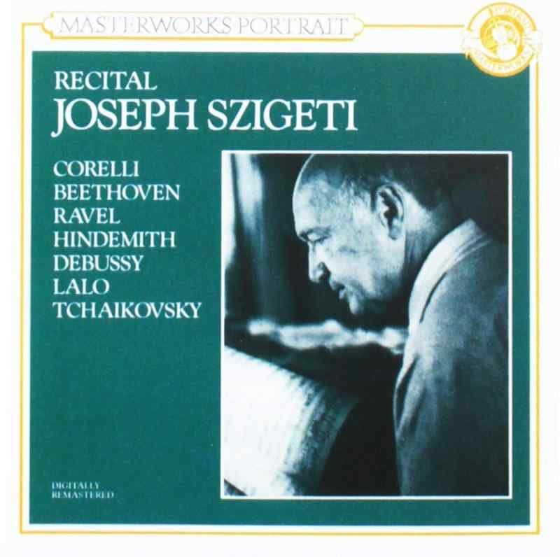 Recital / Joseph Szigeti【 ご注文確定のタイミングについて 】 商品は他サイトでも販売しているため、在庫反映にタイムラグが生じる場合がございます。入れ違いで完売となった際は、速やかにメールでご連絡の上、キャンセルのお...