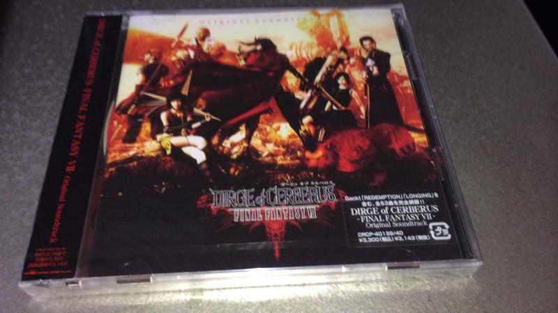 「DIRGE of CERBERUS-FINAL FANTASYVII-」Original Soundtrack(通常盤)【 ご注文確定のタイミングについて 】 商品は他サイトでも販売しているため、在庫反映にタイムラグが生じる場合がございま...