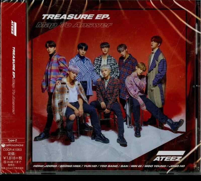 TREASURE EP. Map To Answer【Type-Z】 - ATEEZ【 ご注文確定のタイミングについて 】 商品は他サイトでも販売しているため、在庫反映にタイムラグが生じる場合がございます。入れ違いで完売となった際は、速やか...
