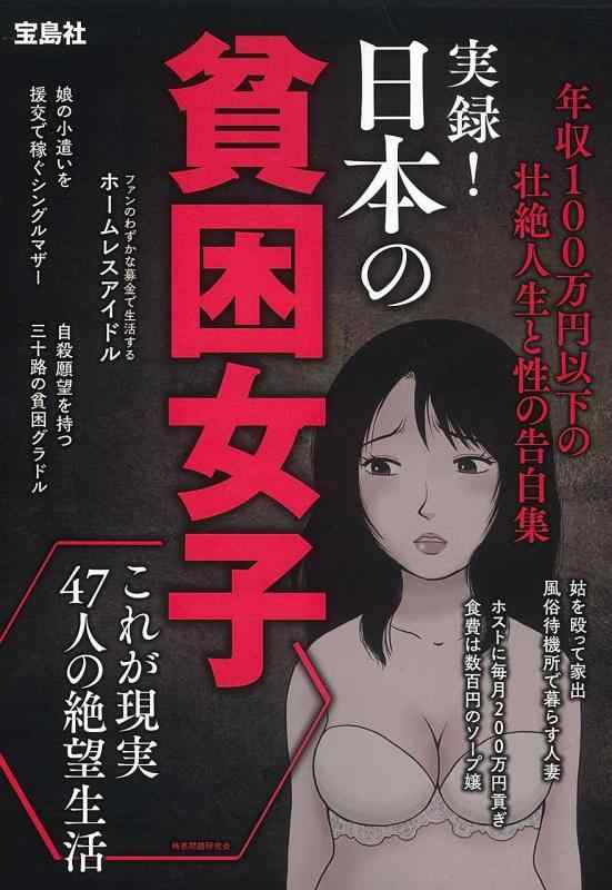 実録 日本の貧困女子 年収100万円以下の壮絶人生と性の告白集【 ご注文確定のタイミングについて 】 商品は他サイトでも販売しているため、在庫反映にタイムラグが生じる場合がございます。入れ違いで完売となった際は、速やかにメールでご連絡の上、...