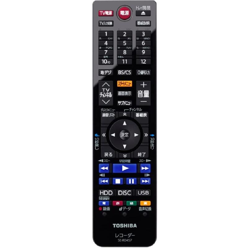 東芝(TOSHIBA) ブルーレイレコーダー用リモコン SE-R0457「79106393」メーカー指定後継型番SE-R0435【 ご注文確定のタイミングについて 】 商品は他サイトでも販売しているため、在庫反映にタイムラグが生じる場合がご...
