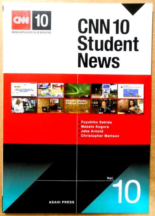 CNN 10 Student News Vol. 10(解答なし)【 ご注文確定のタイミングについて 】 商品は他サイトでも販売しているため、在庫反映にタイムラグが生じる場合がございます。入れ違いで完売となった際は、速やかにメールでご連絡の...