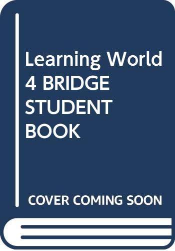 Learning World 4 BRIDGE STUDENT BOOK【 ご注文確定のタイミングについて 】 商品は他サイトでも販売しているため、在庫反映にタイムラグが生じる場合がございます。入れ違いで完売となった際は、速やかにメールでご...