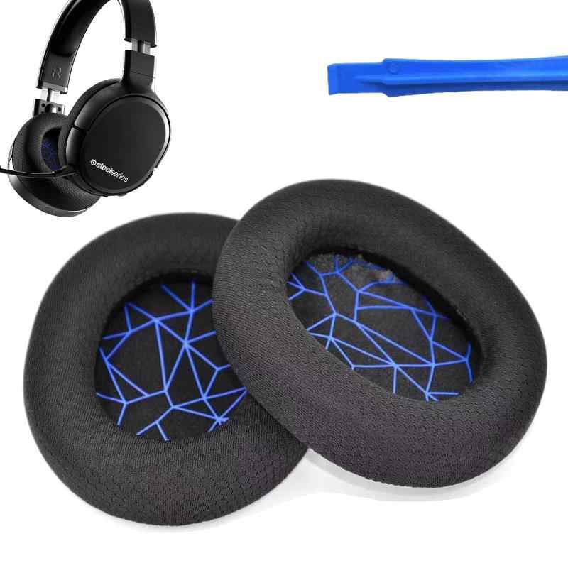 イヤーパッド FOR SteelSeries Arctis 1/Arctis 3/Arctis 5/Arctis 7/7P/Arctis 9X/Arctis Pro/Arctis prime に対応 交換 用 ヘッドホンパッド 防止音漏れ防...