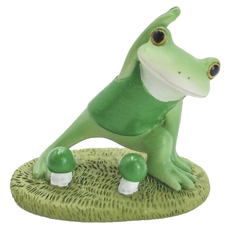 ティーライフ ダイカイ copeu マスコット カエル 蛙 コポー ヨガ グリーン W4.2 D2.8 H4 cm 74493サイズ：W4.2 D2.8 H4 cm[素材]ポリレジン見た人を思わず笑顔にするマスコットシリーズ「かえるのコポー...