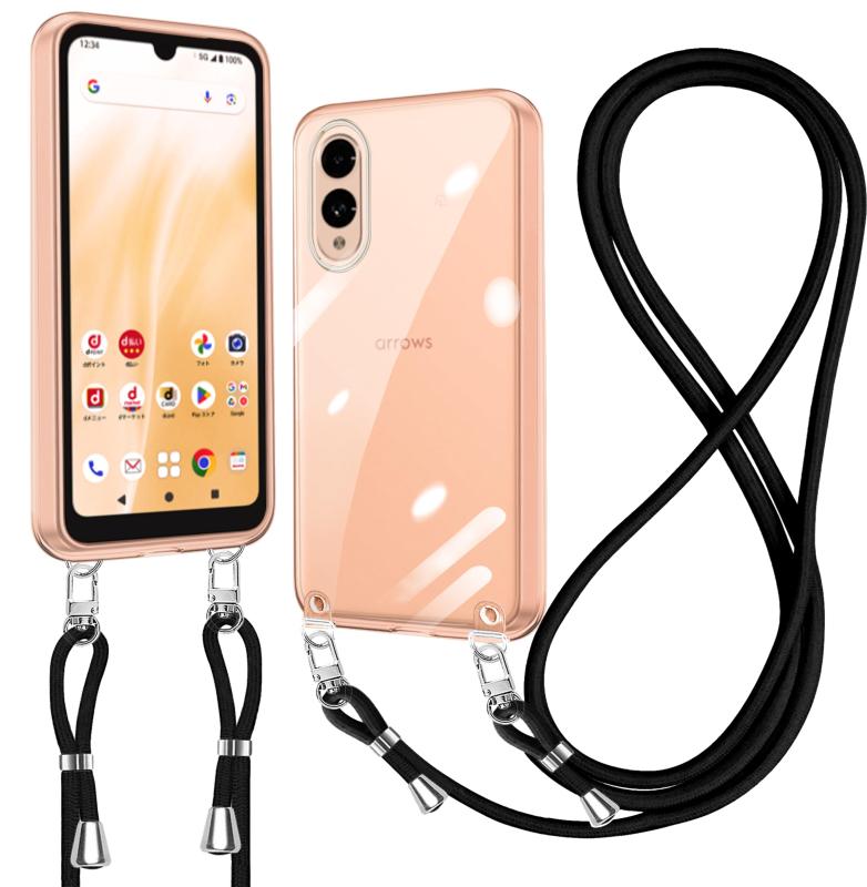 ケース クリア ショルダー スマホケース ケース 肩掛け 斜めかけ 縄掛け ケース ストラップ付き スマホケース 透明 TPU スマホシ リコン カバー 薄型 軽量 耐衝撃 長さ調整可能 取り外し可能 【極上の触り心地・魅力溢れる透明】雪化...