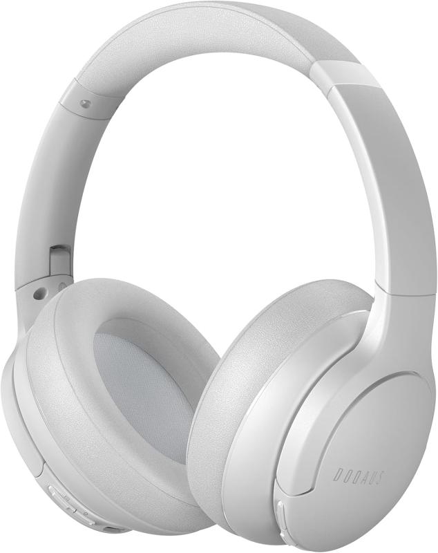 DOQAUS(ドカアス) ワイヤレスヘッドホン Bluetooth5.3 最大90時間連続再生 3EQモード マルチポイント AAC対応 有線無線両用 マイク内蔵 LIFE4