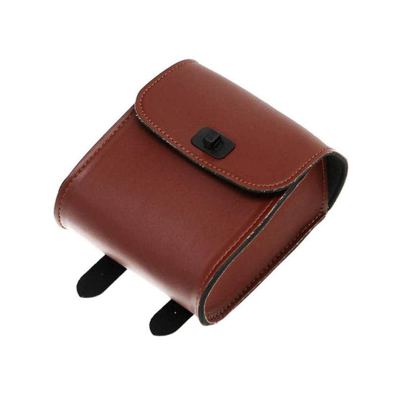ZSADZS オートバイサイドバッグ 収納 高級品 ツールバッグ 旅行 ツーリング レザーバッグ 防水 革耐久性のある：耐久性のためのPUの皮素材。サイズ：約19.2cm×16.1cm×8.5cm（素人採寸のため、若干の誤差が発生した場合は...