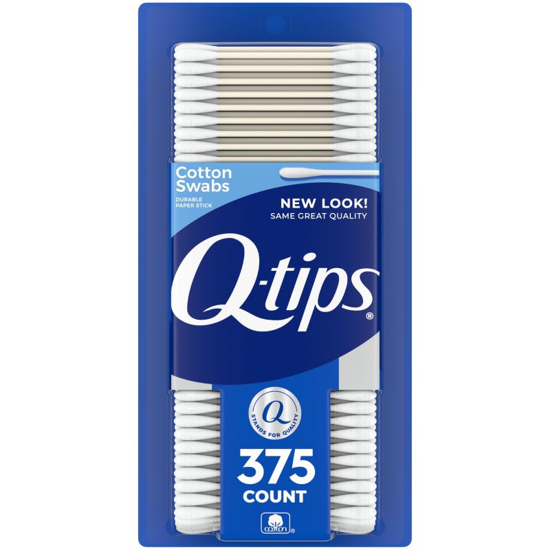 Q-Tips Cotton Swabs -- 375-Count (並行輸入品) [並行輸入品]