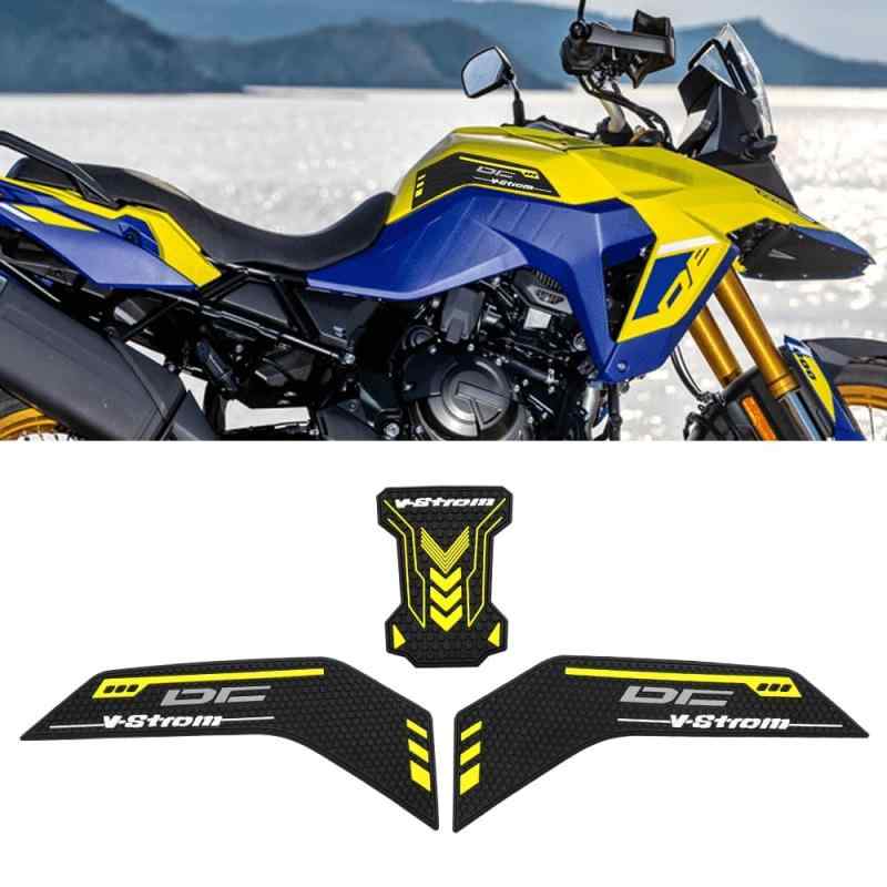 XIAMAOZPR for V - ツリー 800DE インツリー800DE アクセサリーオートバイのタンクパッドプロテクターゴム素材、キット V-STROM 800DE 2023- vツリー DL800DE 2023-オイルタンクステッカ...